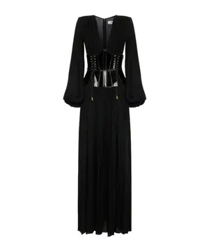 Elisabetta Franchi Tie Detailed Dresses