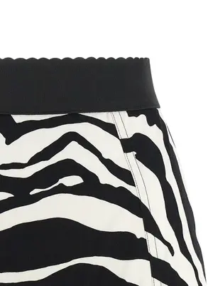 Dolce & Gabbana Zebra Print Shorts