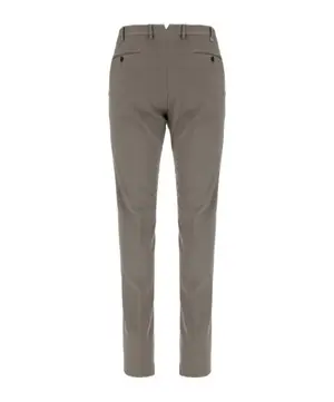 PT TORINO Tailored Trousers With Belt Loops - Gray