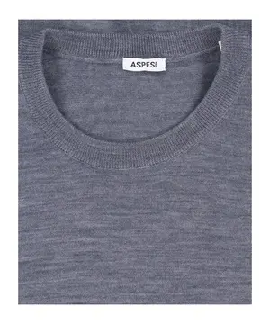 Aspesi Lightweight Crew-neck Knit Top