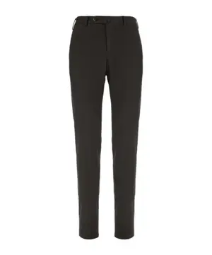 PT TORINO Casual Trousers With Belt Loops - Black