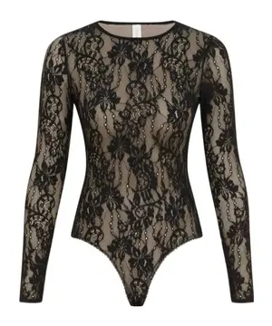 Zimmermann Lace Bodysuit - Black