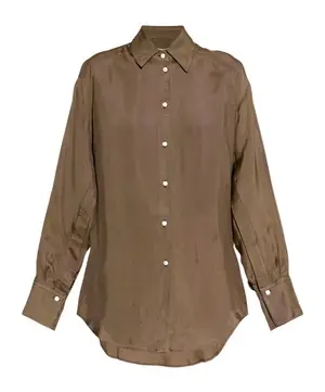 RÓHE Long-sleeved Shirt - Chocolate