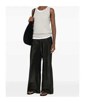 THE ROW Sleeveless Jersey Tank Top - Light Gray Blend