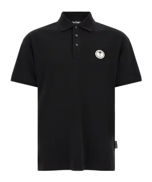 Palm Angels Logo Patch Polo Shirt
