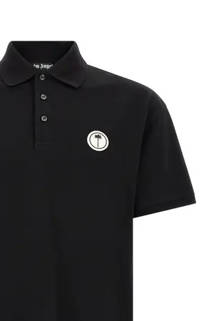 Palm Angels Logo Patch Polo Shirt