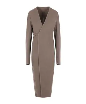Rick Owens V-neck Long-sleeved Coat