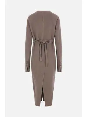 Rick Owens V-neck Long-sleeved Coat