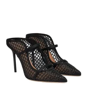 MALONE SOULIERS Maureen 100 Sequin Mesh Mules