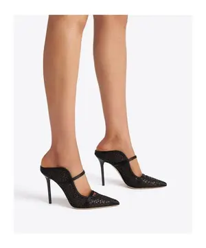 MALONE SOULIERS Maureen 100 Sequin Mesh Mules