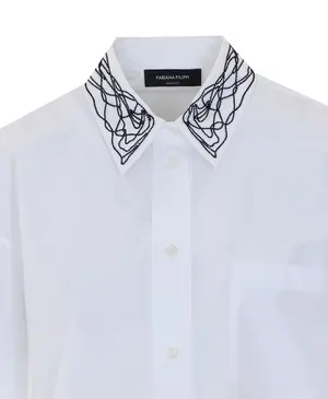 Fabiana Filippi Embellished Collar Shirt