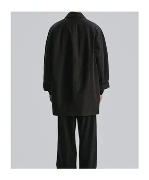 THE ROW Single-breasted Oversized Coat - Black