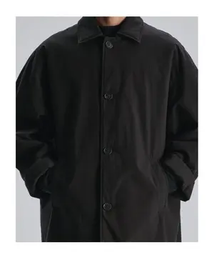 THE ROW Single-breasted Oversized Coat - Black