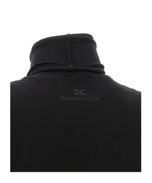 Elisabetta Franchi Long Sleeve Turtleneck Dress