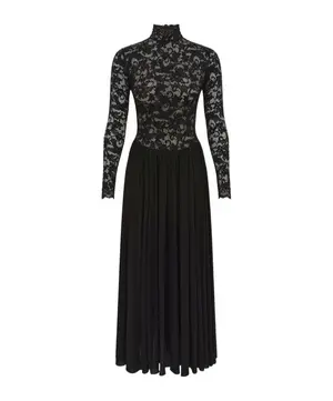 Zimmermann Lace Jersey Dress - Black