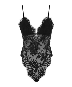 Zimmermann Lace Teddy - Black
