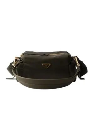 Prada Tessuto Shoulder Bag - Forest