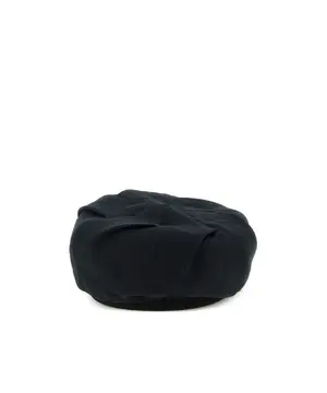 Yohji Yamamoto Tuck Casquette Linen Cap