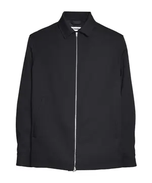 JIL SANDER Zip-up Long-sleeved Jacket - Black