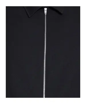 JIL SANDER Zip-up Long-sleeved Jacket - Black