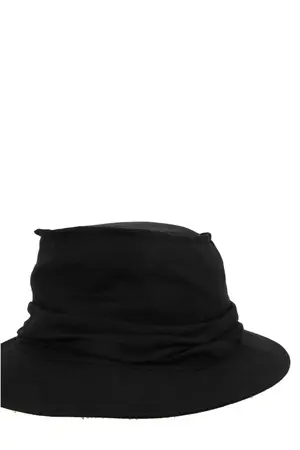 Yohji Yamamoto Draped Bucket Hat