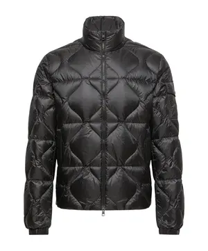 Moncler Asurel Geometric Quilted Short Down Jacket