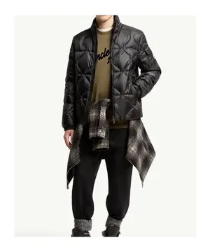 Moncler Asurel Geometric Quilted Short Down Jacket