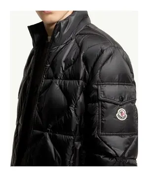 Moncler Asurel Geometric Quilted Short Down Jacket
