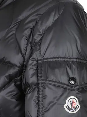 Moncler Geometric Quilted Short Down Jacket