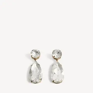 Balenciaga Gala Pendant Earrings - White