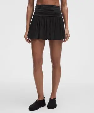 Lululemon 2-in-1 Bubble-hem Mini Dress - Black