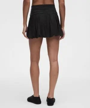 Lululemon 2-in-1 Bubble-hem Mini Dress - Black
