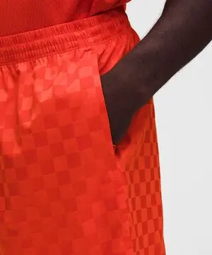 Lululemon Checkerboard Satin Linerless Gym Short 7
