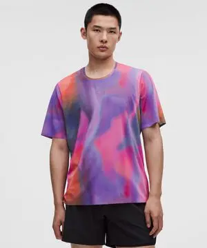 Lululemon Fast And Free Short-sleeve Shirt - Speed Glow Multi