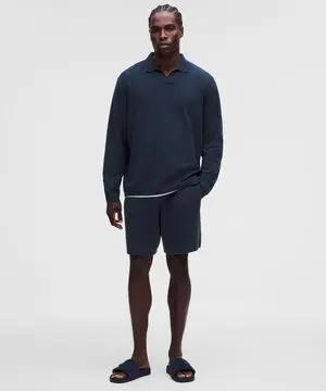 Lululemon Cotton-blend Knit Short 7 - True Navy