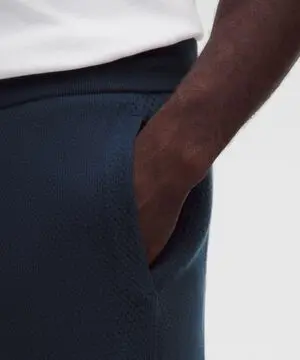 Lululemon Cotton-blend Knit Short 7 - True Navy