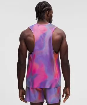Lululemon Fast And Free Singlet - Speed Glow Multi