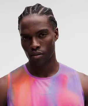 Lululemon Fast And Free Singlet - Speed Glow Multi