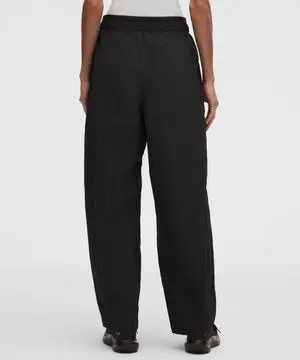 Lululemon Crinkle Nylon Mid-rise Barrel-leg Pant - Black