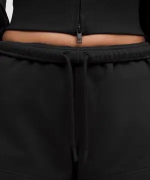 Lululemon French Terry Mid-rise 3.5" Short - Black