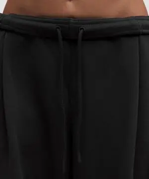 Lululemon French Terry Mid-rise Wide-leg Pant - Black