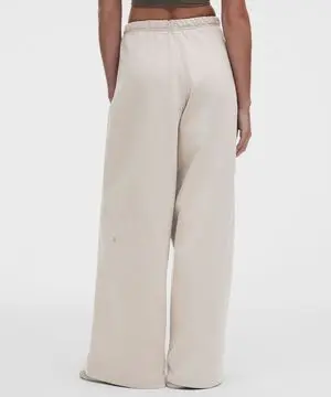 Lululemon French Terry Mid-rise Wide-leg Pants - Downtown Tan