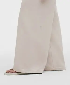 Lululemon French Terry Mid-rise Wide-leg Pants - Downtown Tan