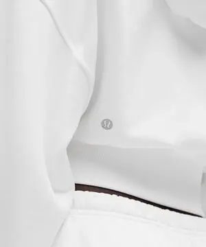 Lululemon French Terry Cropped Full-zip Hoodie - White
