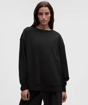 Lululemon French Terry Oversized Crew - Black