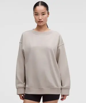 Lululemon French Terry Oversized Crew - Downtown Tan