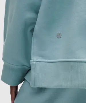 Lululemon French Terry Oversized Crew - Seafoam