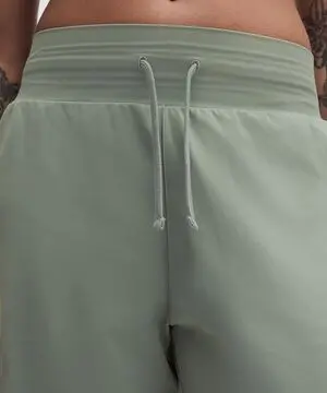 Lululemon Groove Mid-rise Relaxed Bermuda Short - Willow Leaf