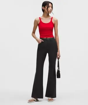 Lululemon Easyfive High-rise Subtle-flare Pant - Black