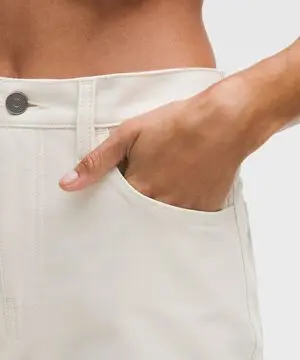 Lululemon Easyfive High-rise Subtle-flare Pant - Light Ivory